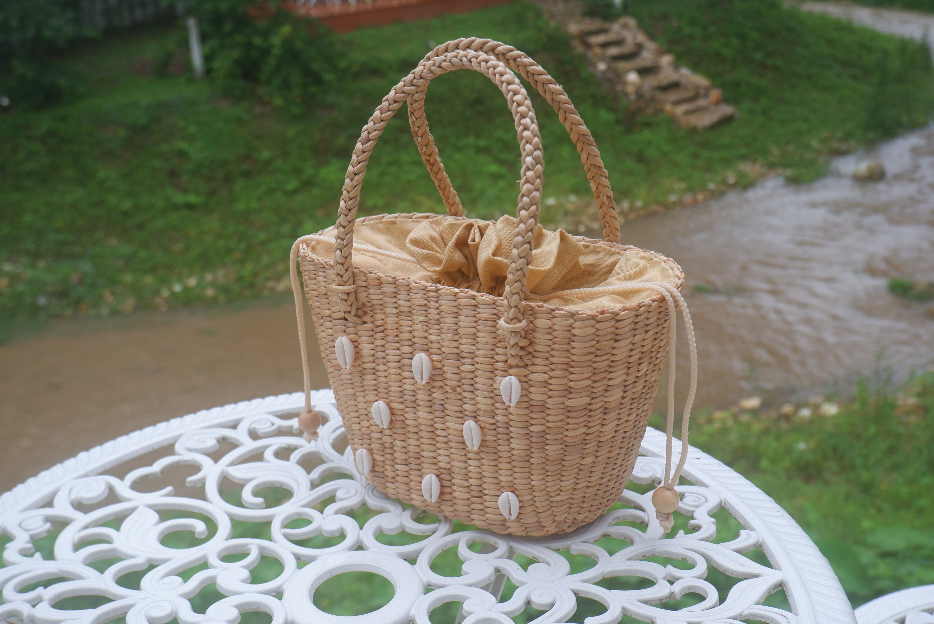 Straw Bag, Shell Bag, Shell Beach Bag, Beach Tote Bag, Welcome Bag ...