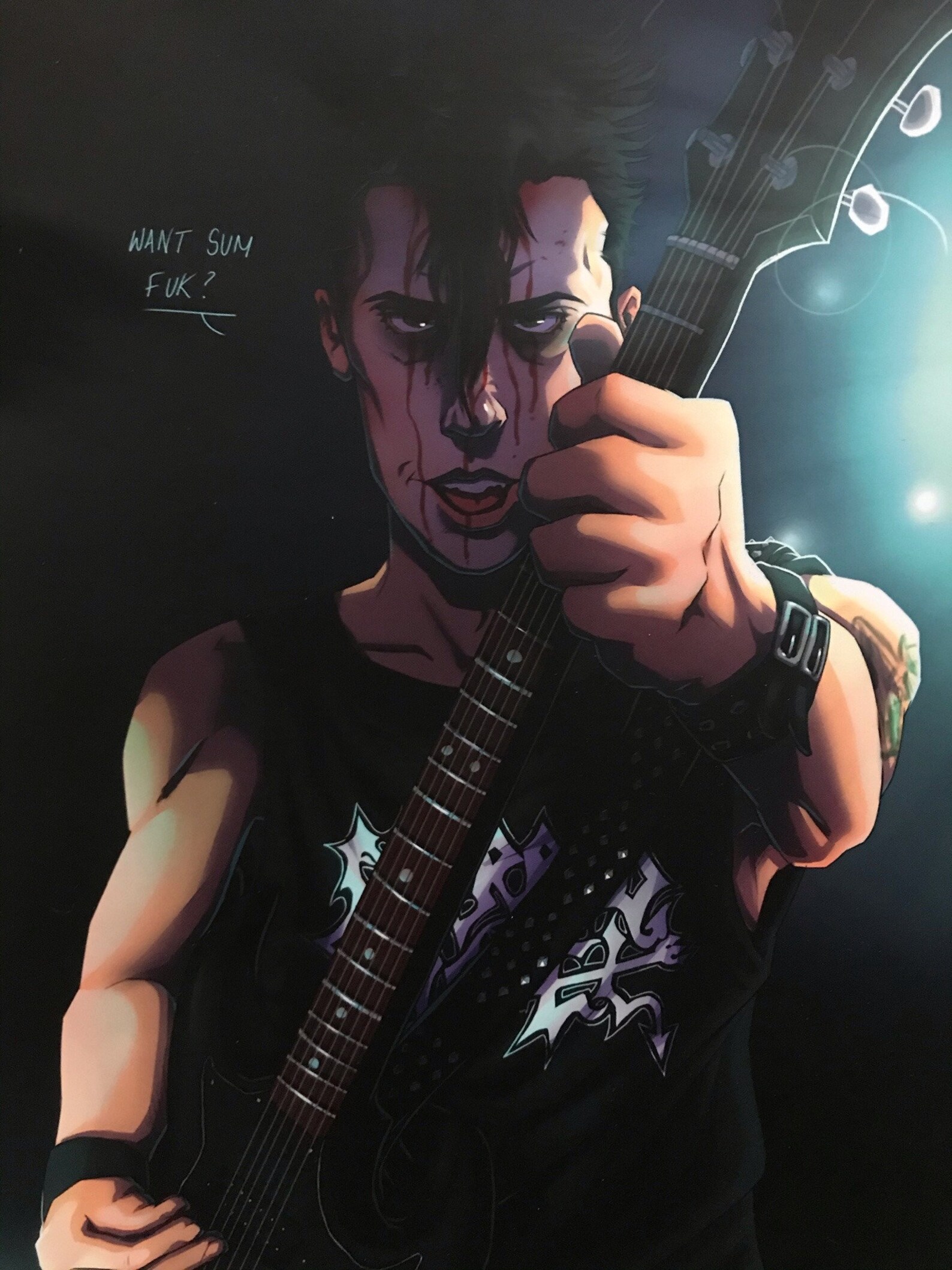 Mary Goore Want Sum Fuk Print - Etsy