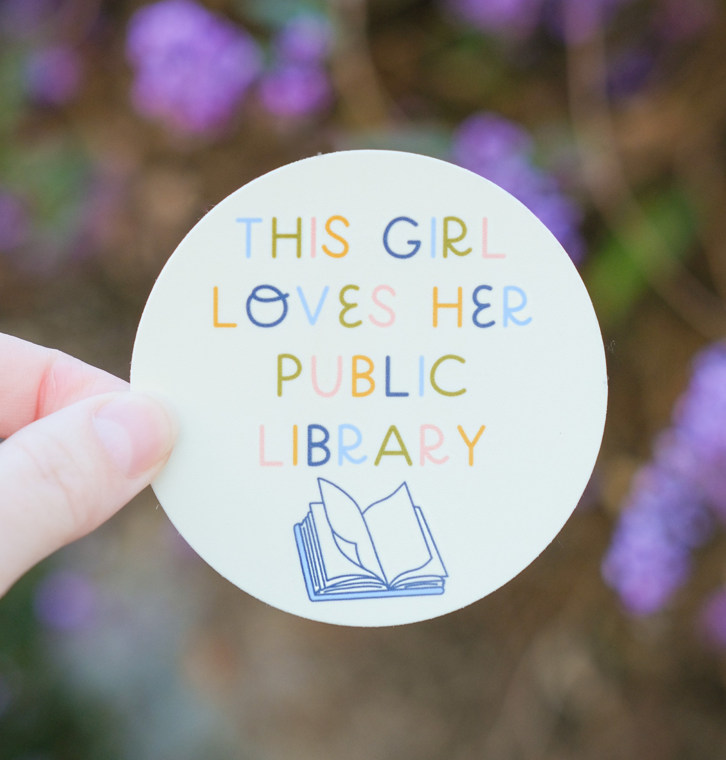 Library Love Sticker Waterproof Vinyl Die-cut Sticker - Etsy