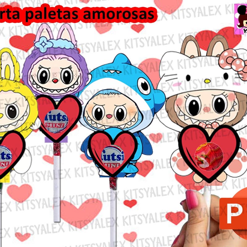 Labubu Sticker Template - Etsy