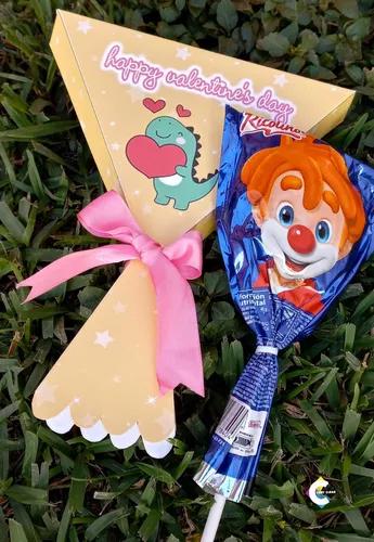 15 Clown Lollipop Wrappers Love Friendship Valentine's Day Printable ...