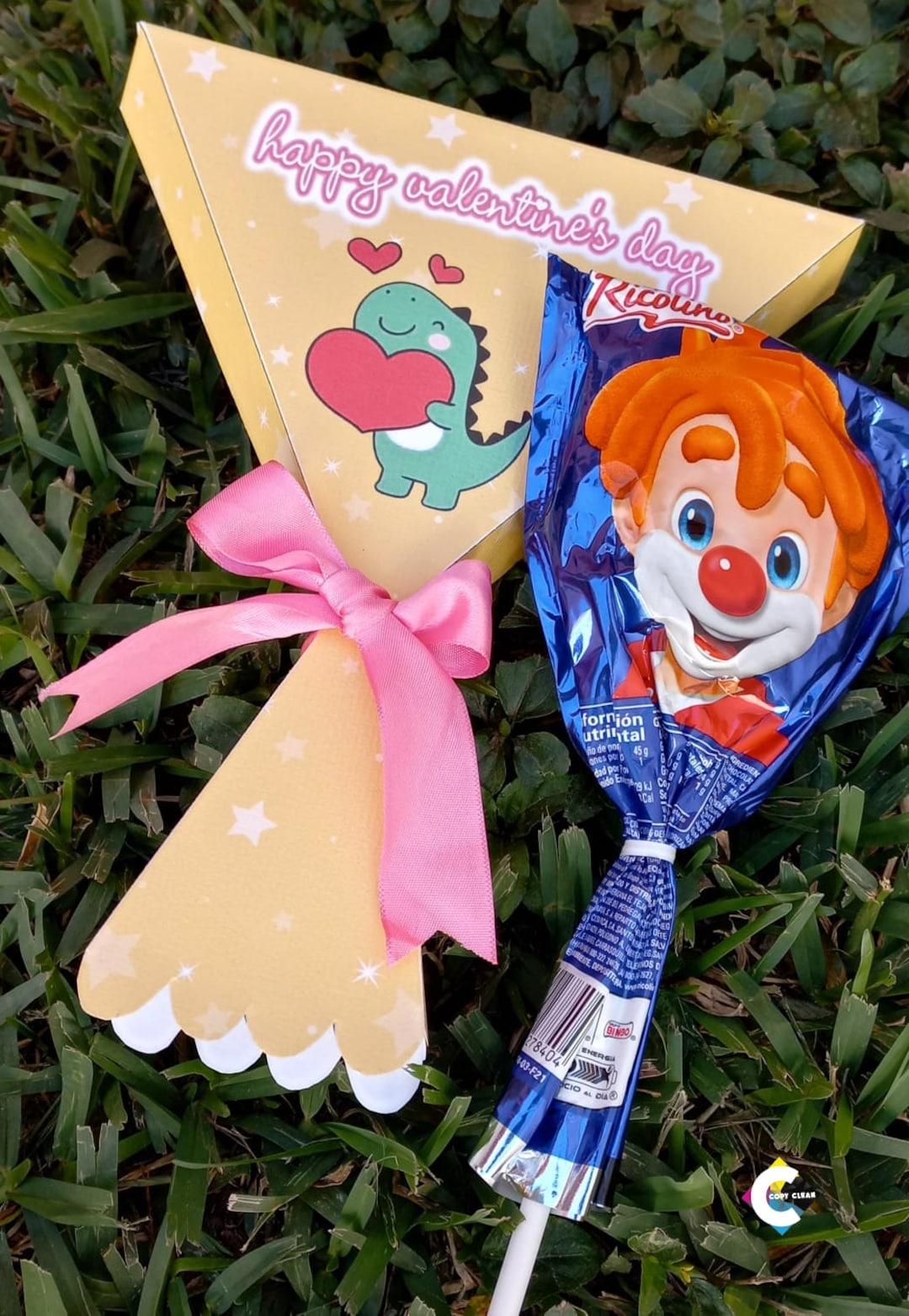 15 Valentine's Clown Popsicle Wrapper, Love Friendship, Editable Power ...
