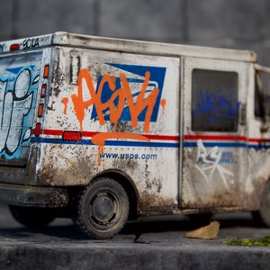Graffiti USPS Mail Truck - Etsy