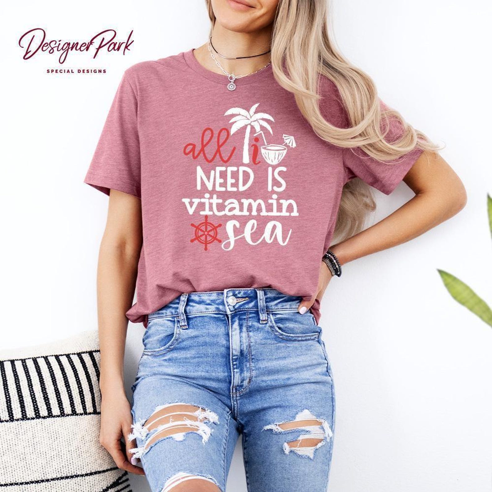 All I Need is Vitamin Sea Top, Summer Tank Tops, Beach Vibes Sweatshirt ...