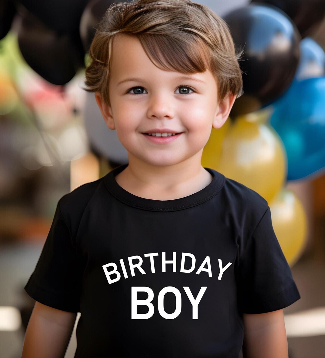 Birthday Boy Shirt, Birthday Shirt, Birthday Outfit, Simple Birthday ...