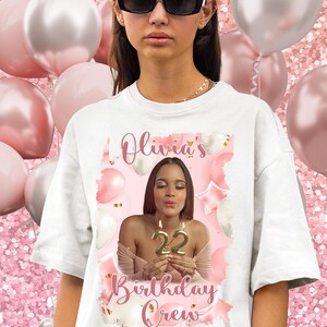 Custom Bootleg Birthday T-shirt From Photo, I Am Name Birthday Girl ...