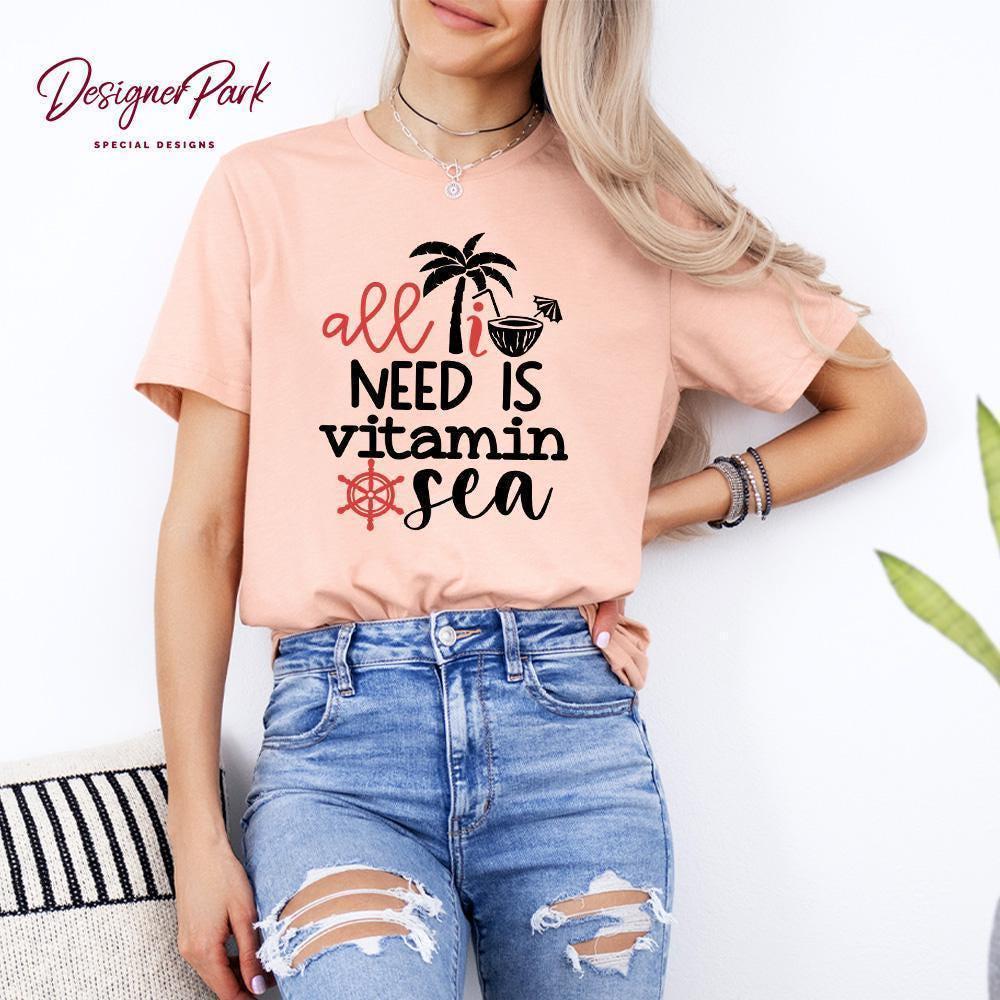 All I Need is Vitamin Sea Top, Summer Tank Tops, Beach Vibes Sweatshirt ...