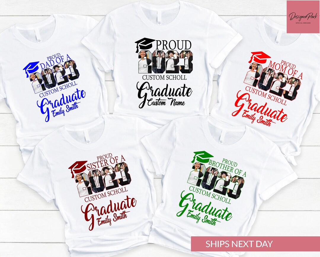 Personalized Graduation Family Shirts Proud Family Shirts - Etsy