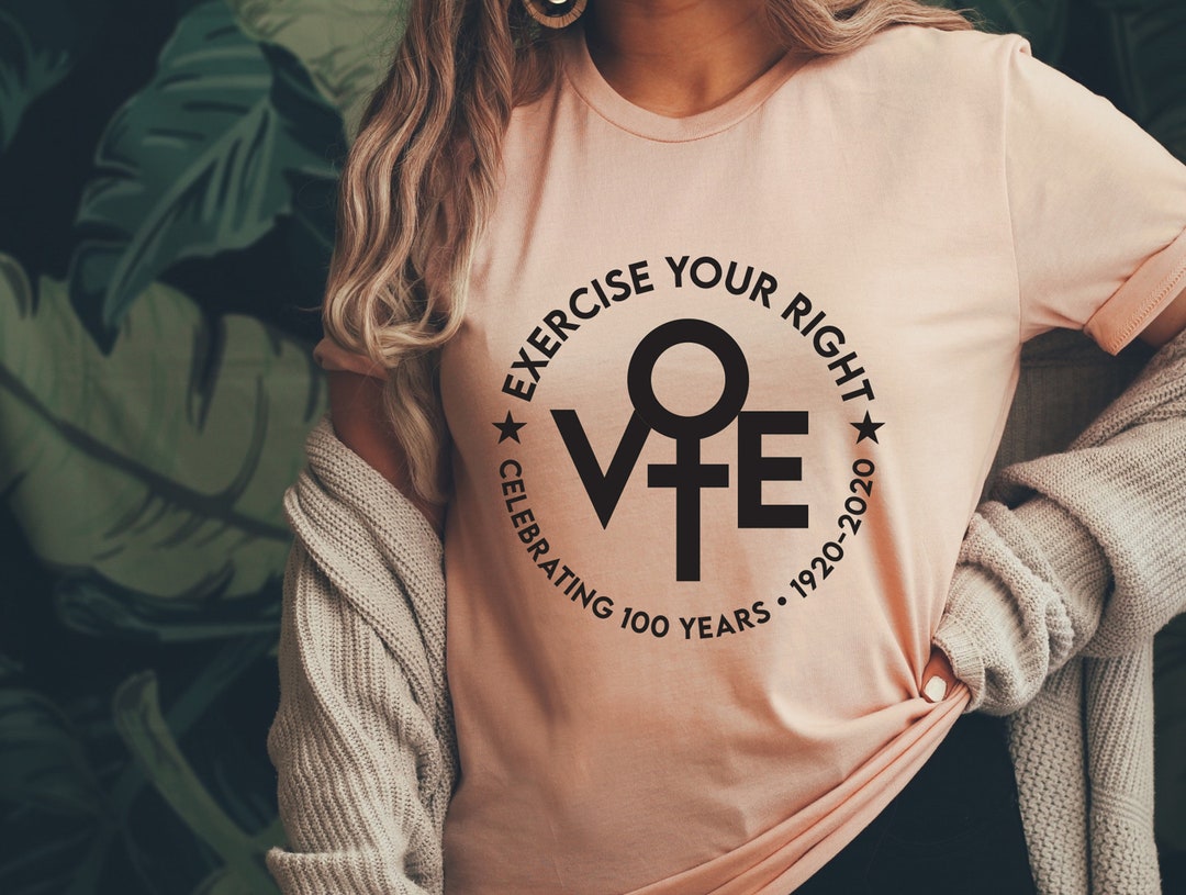 Exercise Your Right Vote Shirt Celebrating 100 Years Vote - Etsy