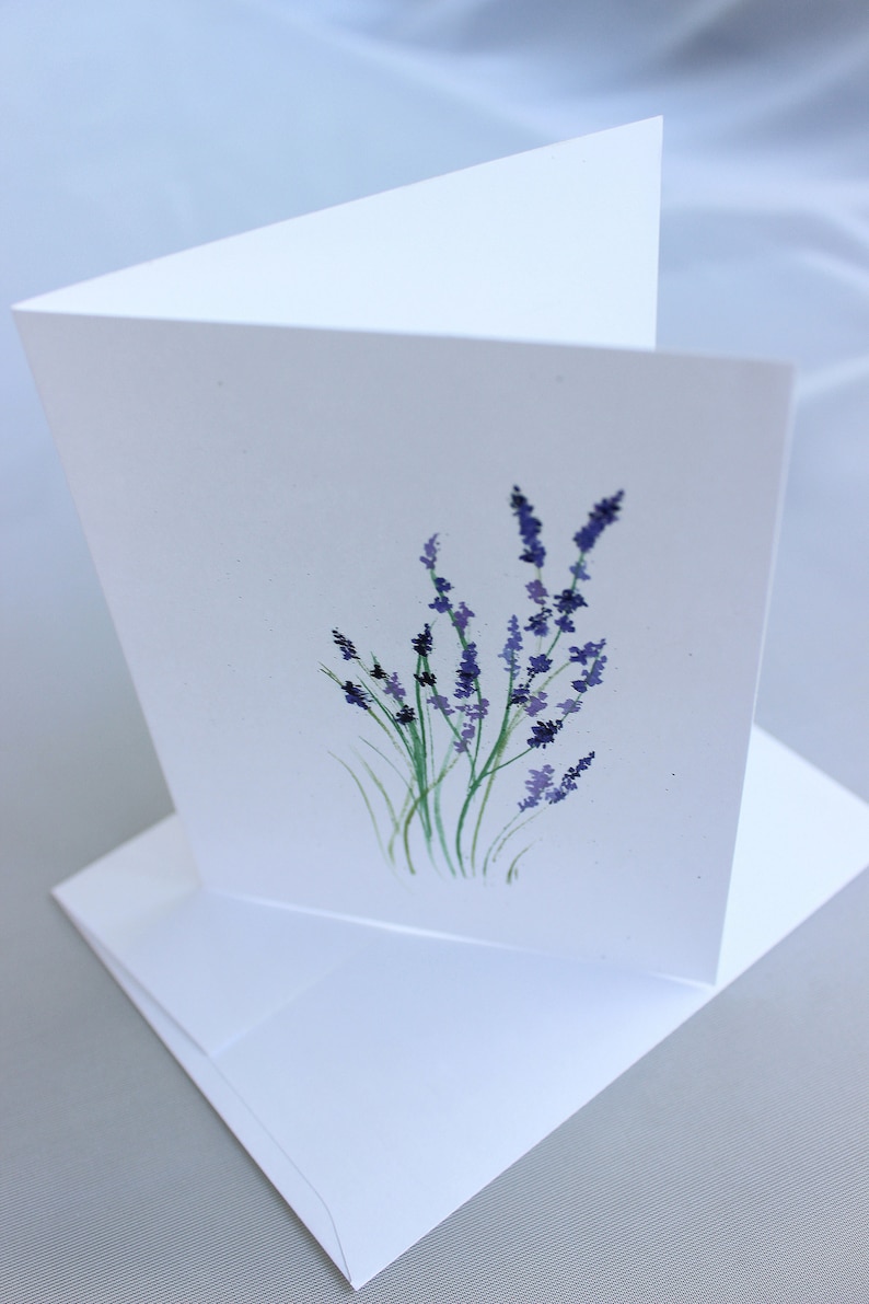 Floral Prints- Blank Cards With Envelopes, Set of 6 Cardstock Note ...