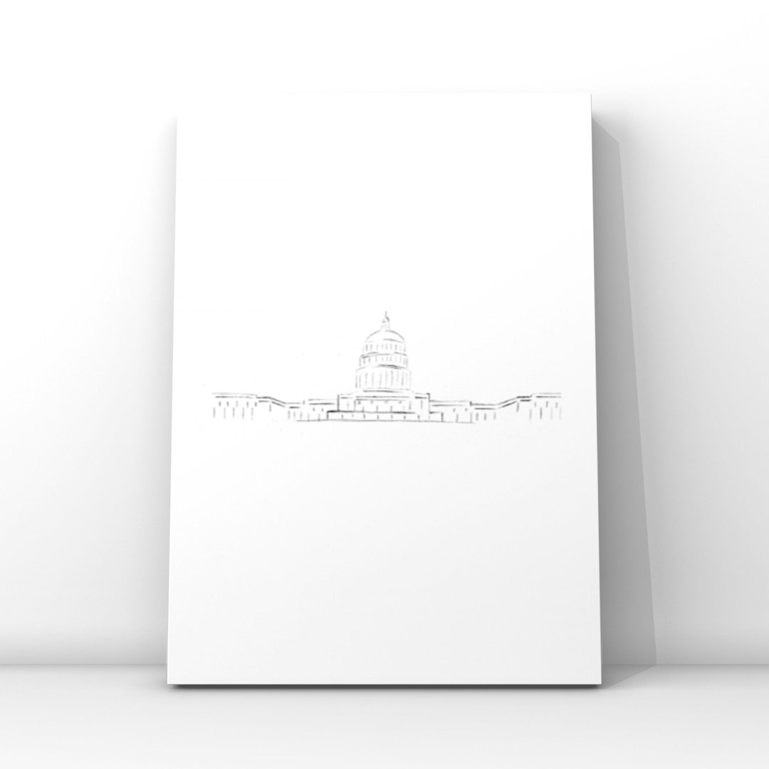 Washington, D.C. Sketch Poster - Etsy