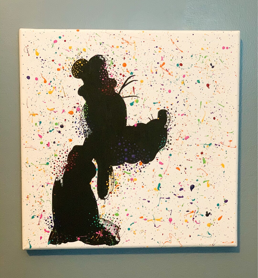 Fun Splash of Color With Goofy - Etsy