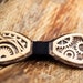 Handmade Coconut Shell Bow Tie, Wooden Bow Tie, Black Walnut, Wedding ...