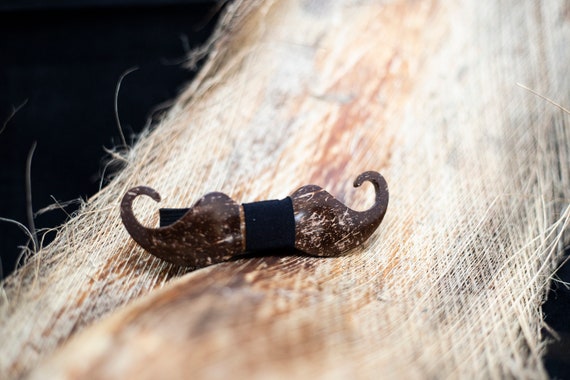 Handmade Coconut Shell Bow Tie Wooden Bow Tie Black Walnut | Etsy