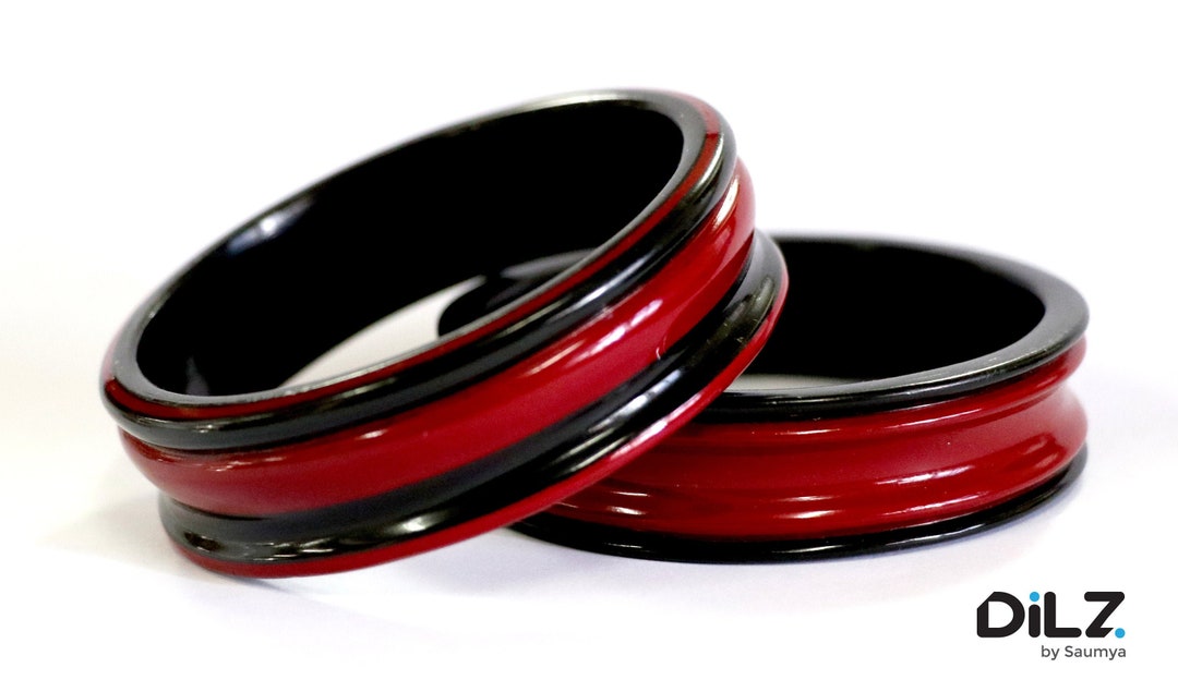 Vintage Lacquer Bangle, A Mahogany Wood Based Laksha (lacquer) Bangle ...