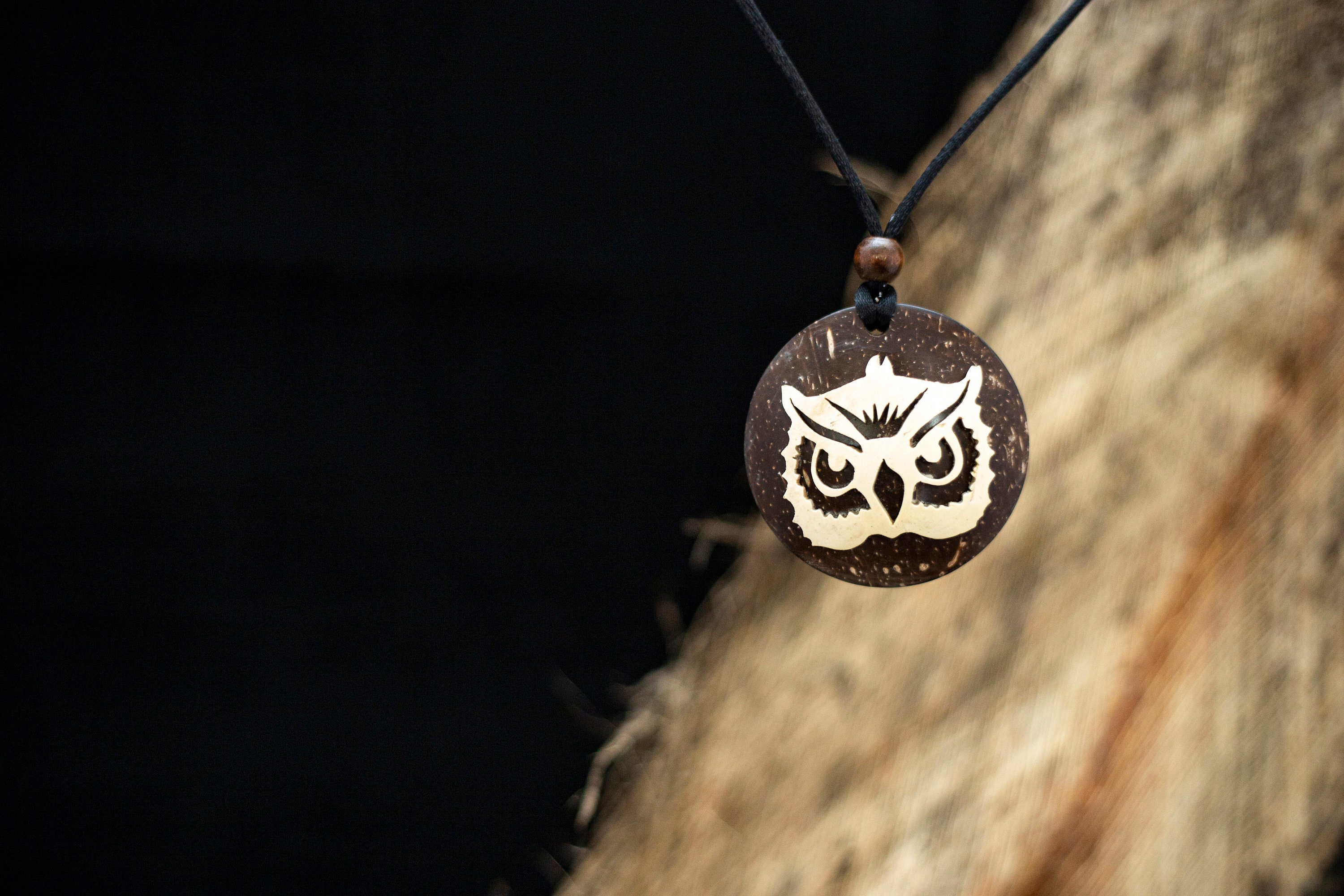 Vintage Handmade Coconut Shell Pendent, Traditionally Inspired Series ...