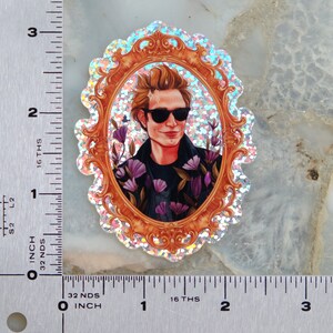 Sparkly Edward Cullen Twilight Glitter Sticker - Etsy