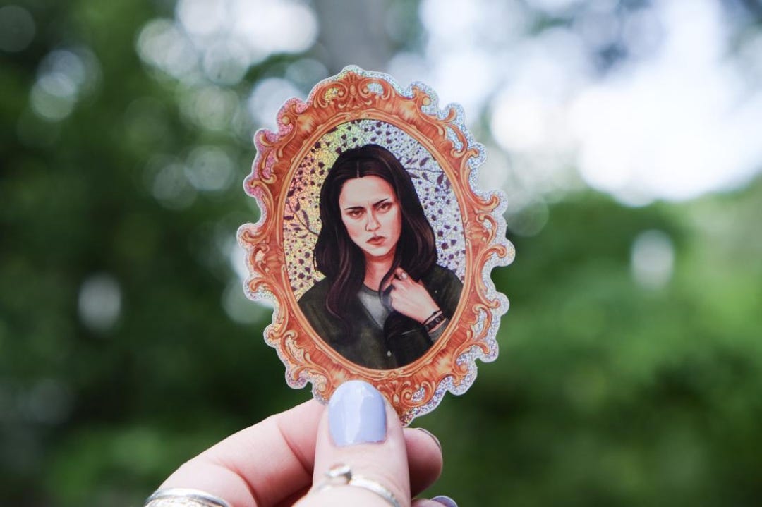 Sparkly Bella Swan Twilight Glitter Sticker - Etsy