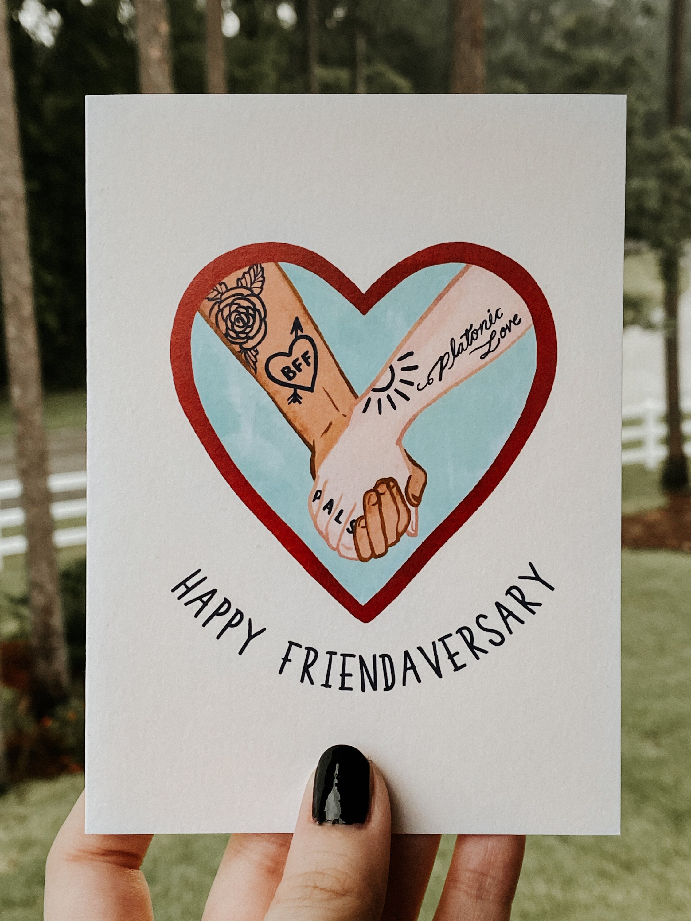 Friendaversary Pal Greeting Card | Etsy