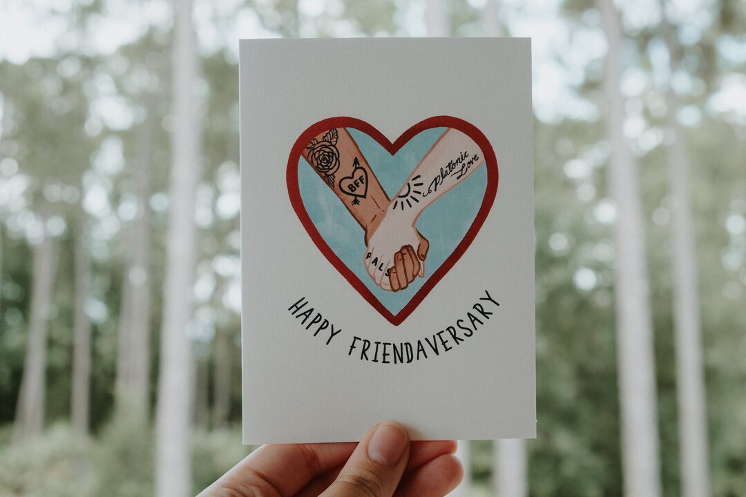 Friendaversary Pal Greeting Card - Etsy