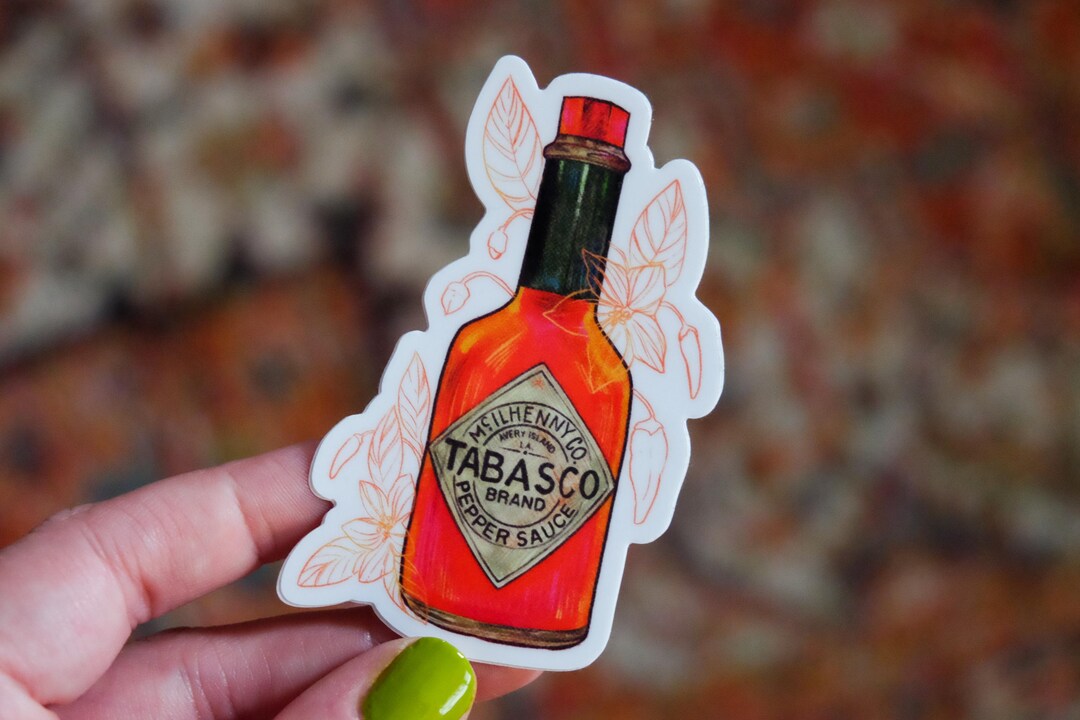 Hot Sauce Tabasco Sticker - Etsy