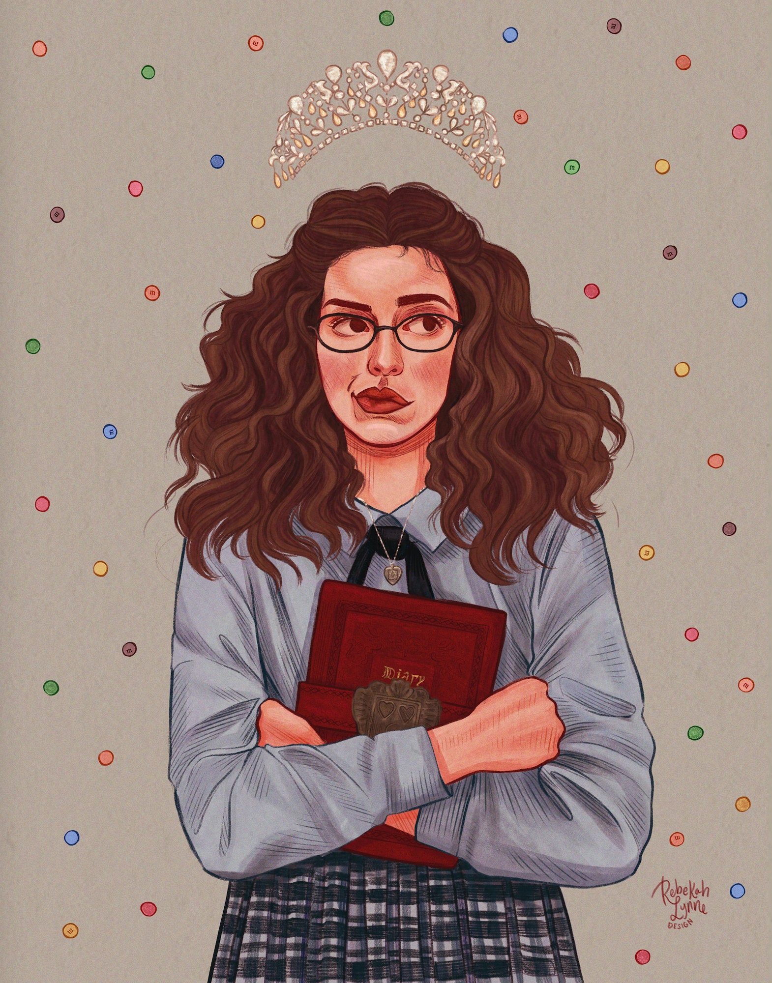 Me A Princess Princess Diaries Mia Thermopolis Art Print - Etsy UK