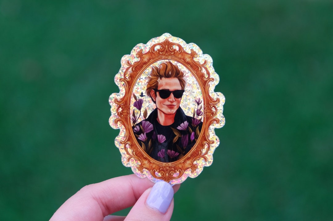 Sparkly Edward Cullen Twilight Glitter Sticker - Etsy