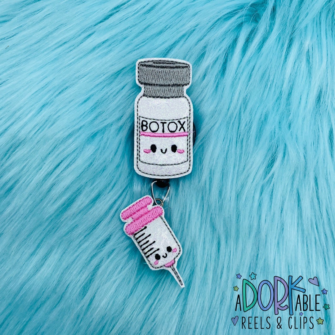 Botox, Syringe, Badge Reel, ID Badge, Badge Holder, Nurse Badge, RN ...