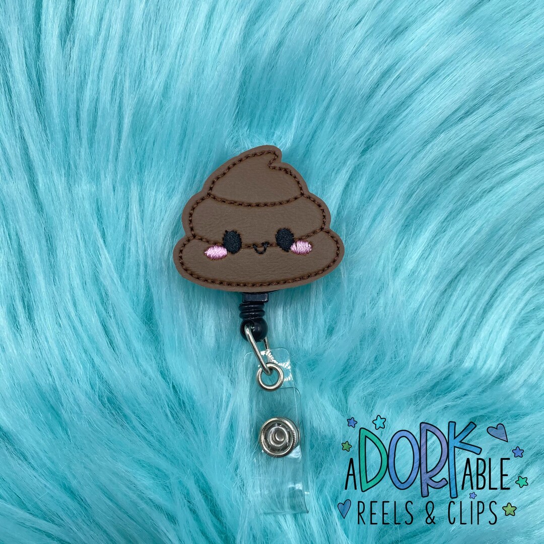 Poop Badge Reel - Etsy