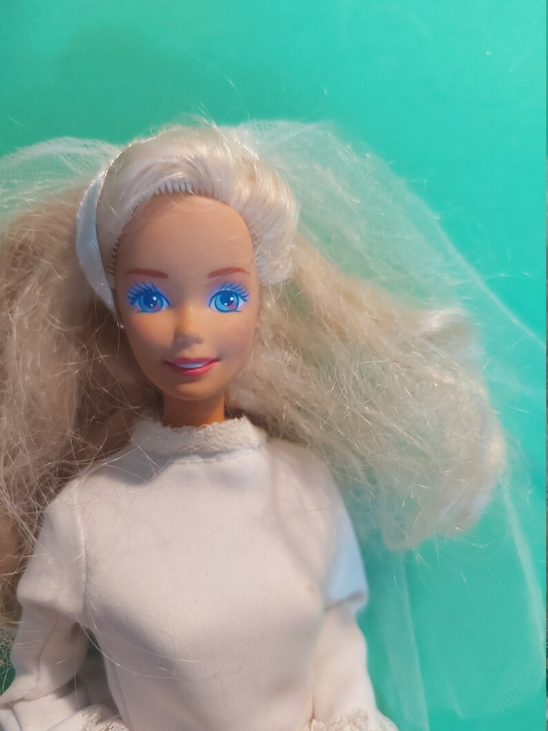 Vintage 1966 Mattel Barbie Made In Malaysia Wearing A Wedding Etsy