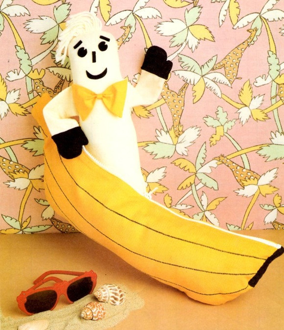 PDF Vintage Sewing Pattern to Make Soft Super-cute Vintage Banana Babe ...