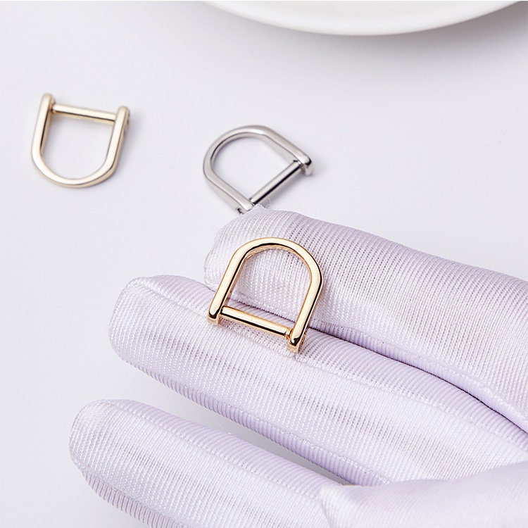 2 Pcs 10mm Screw D-rings Gold Light Gold Nickel - Etsy