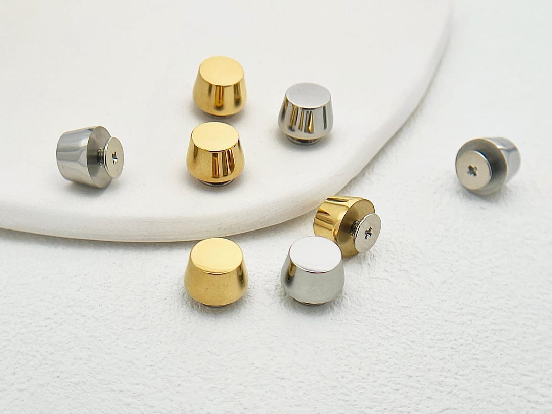 Set of 4 Stainless Steel Screw Bag Feet for Bags and Purses - Etsy