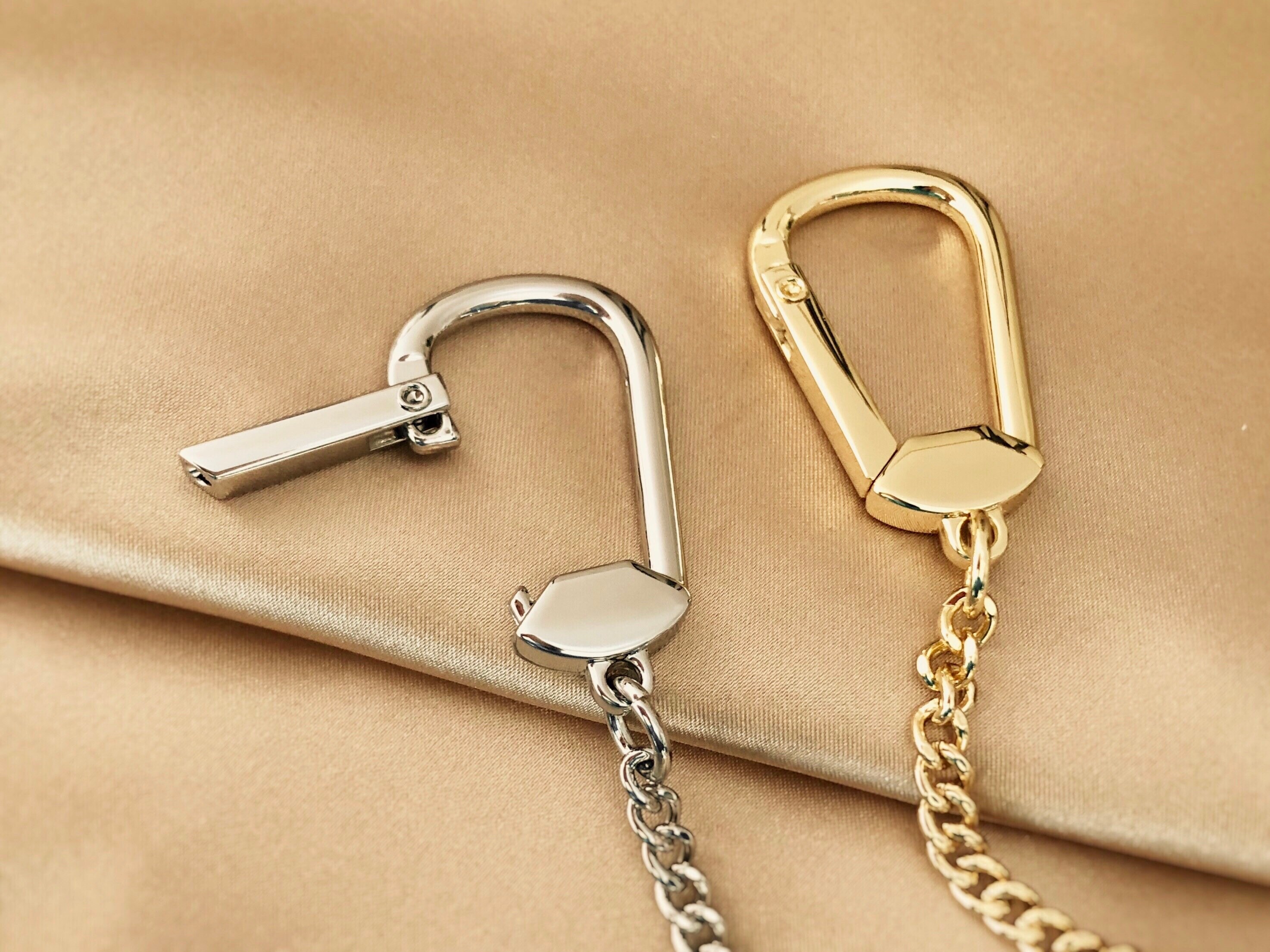 Polished Clasp With Chain Keychain Hardware Lanyard Clasp - Etsy