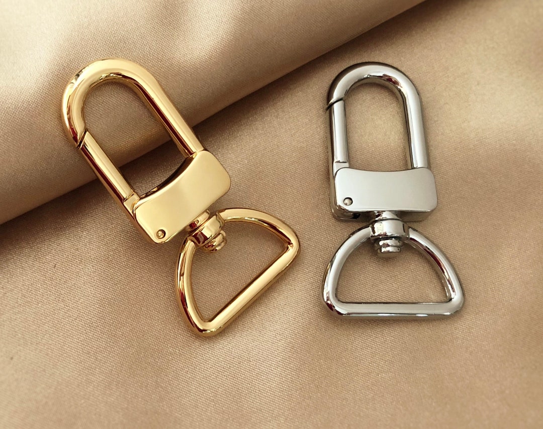 19mm Premium Swivel Snap Hook Clasp - Polished Gold or Silver Lobster ...