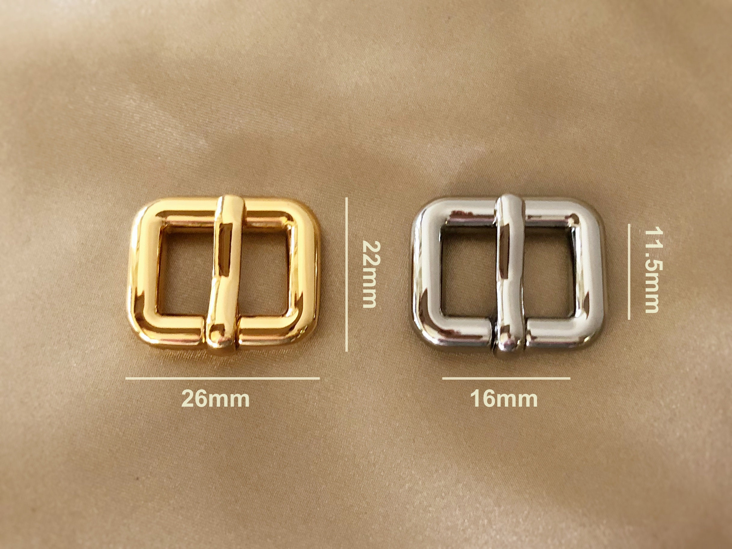 Strap Buckle Metal Buckle 16mm Inner Width Gold Nickel - Etsy Singapore