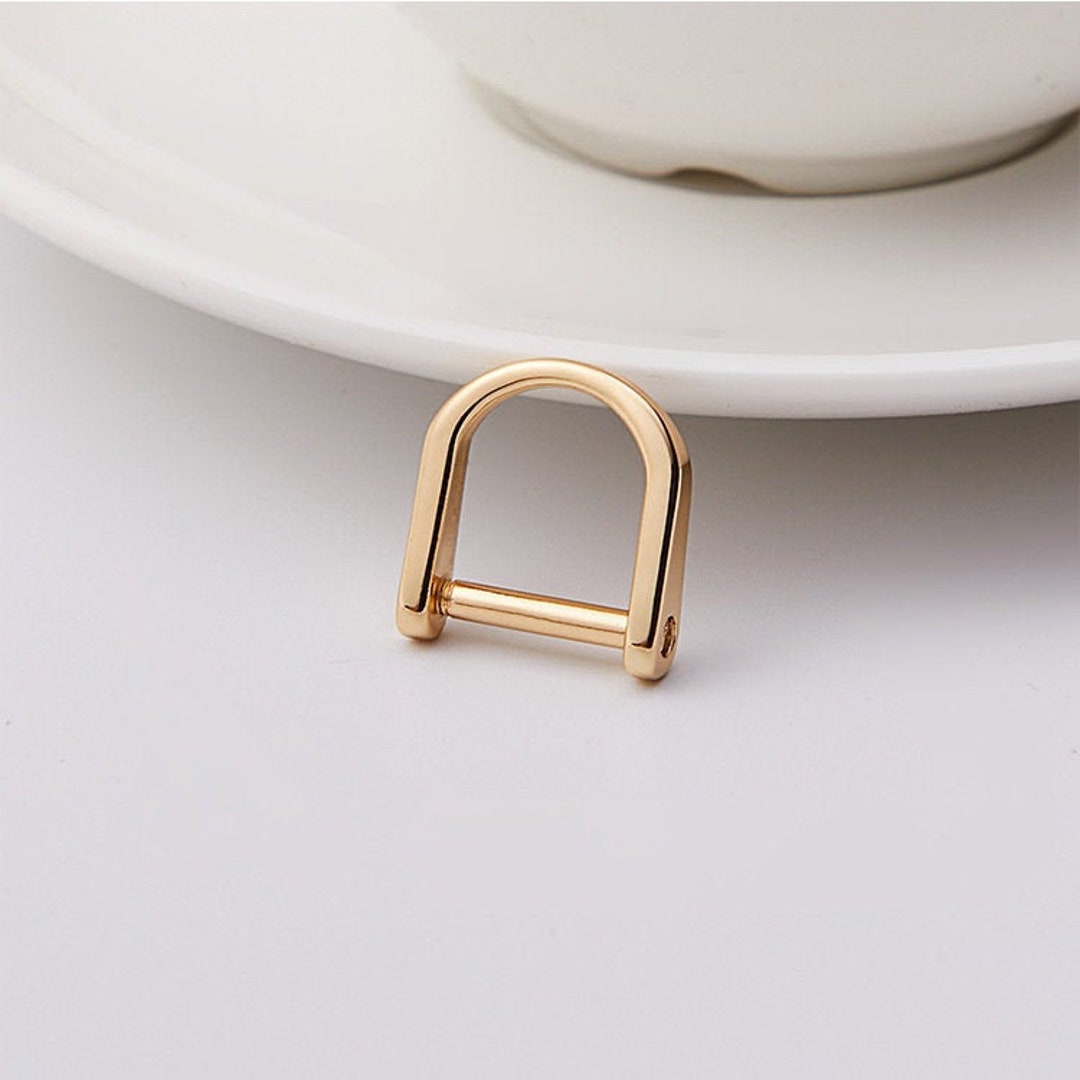 2 Pcs 10mm Screw D-rings Gold, Light Gold, Silver - Etsy