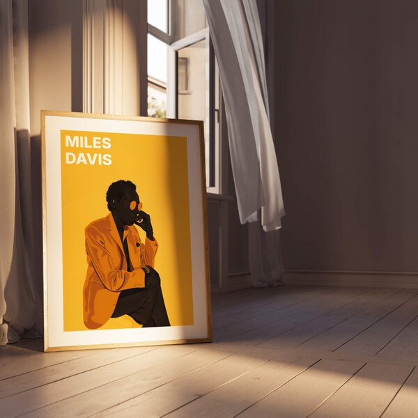 Miles Davis Print - Etsy