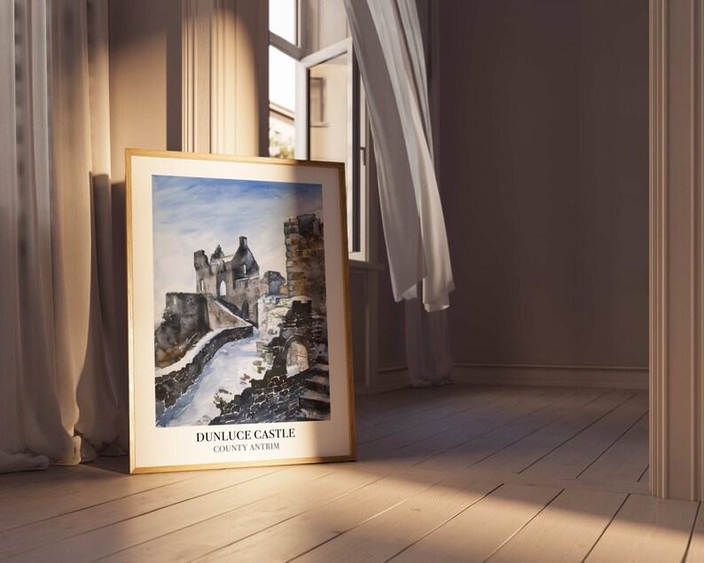 Dunluce Castle, Co. Antrim, Northern Ireland Print - Etsy UK