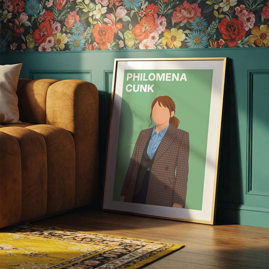 Philomena Cunk: Minimalist Comedy Icons Illustration - Etsy