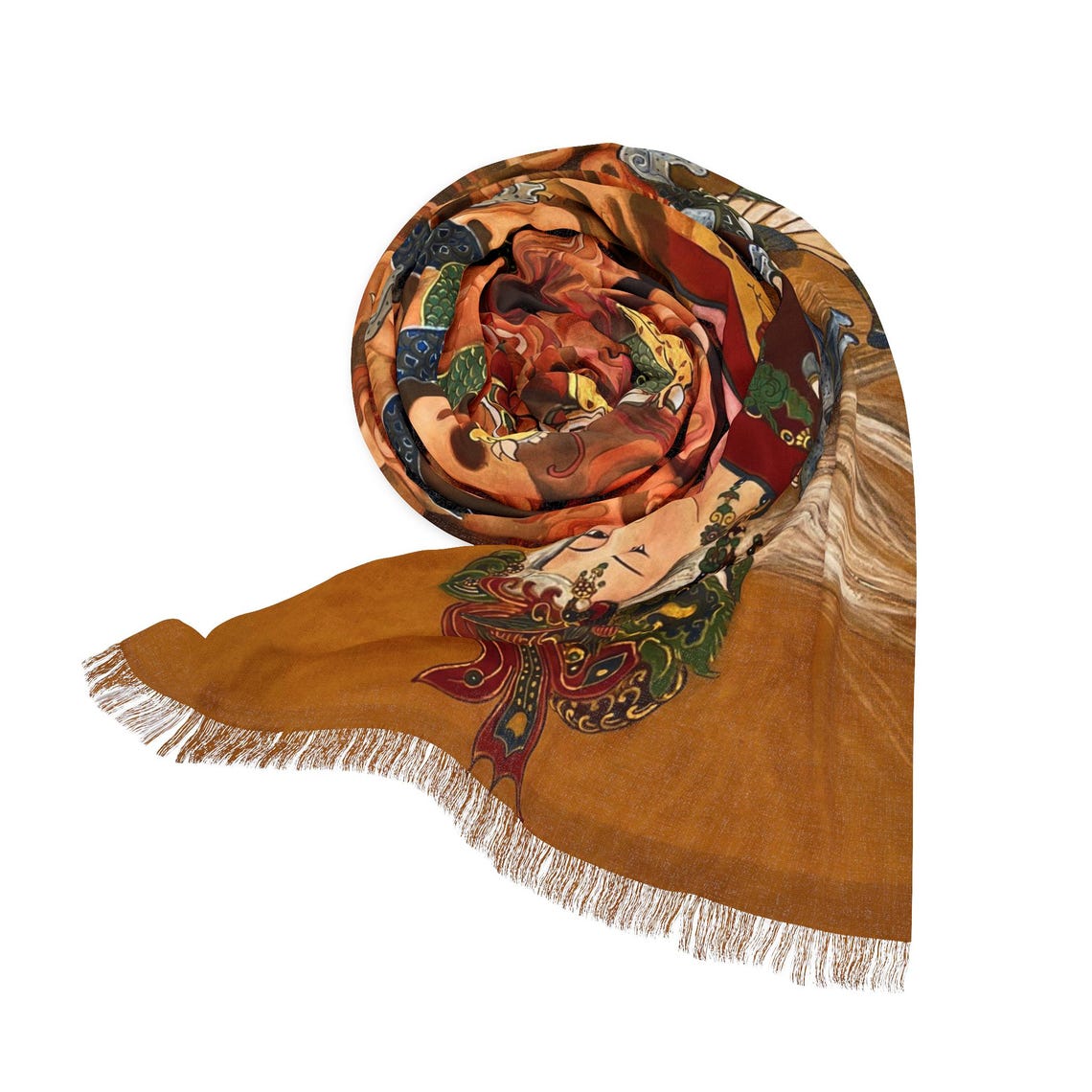 Fire Dragon Empress Wang Zhengjun Light Scarf - Etsy