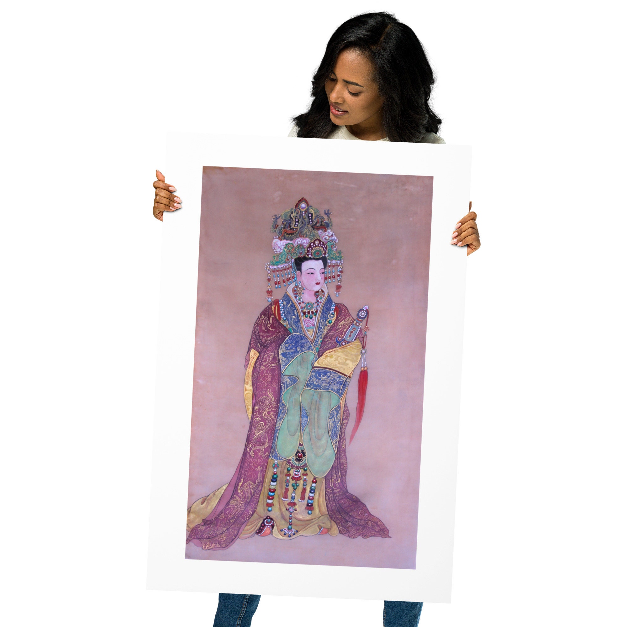 Chinese Empress Wu Zetian Influential Queen Tang Dynasty Poster Print ...