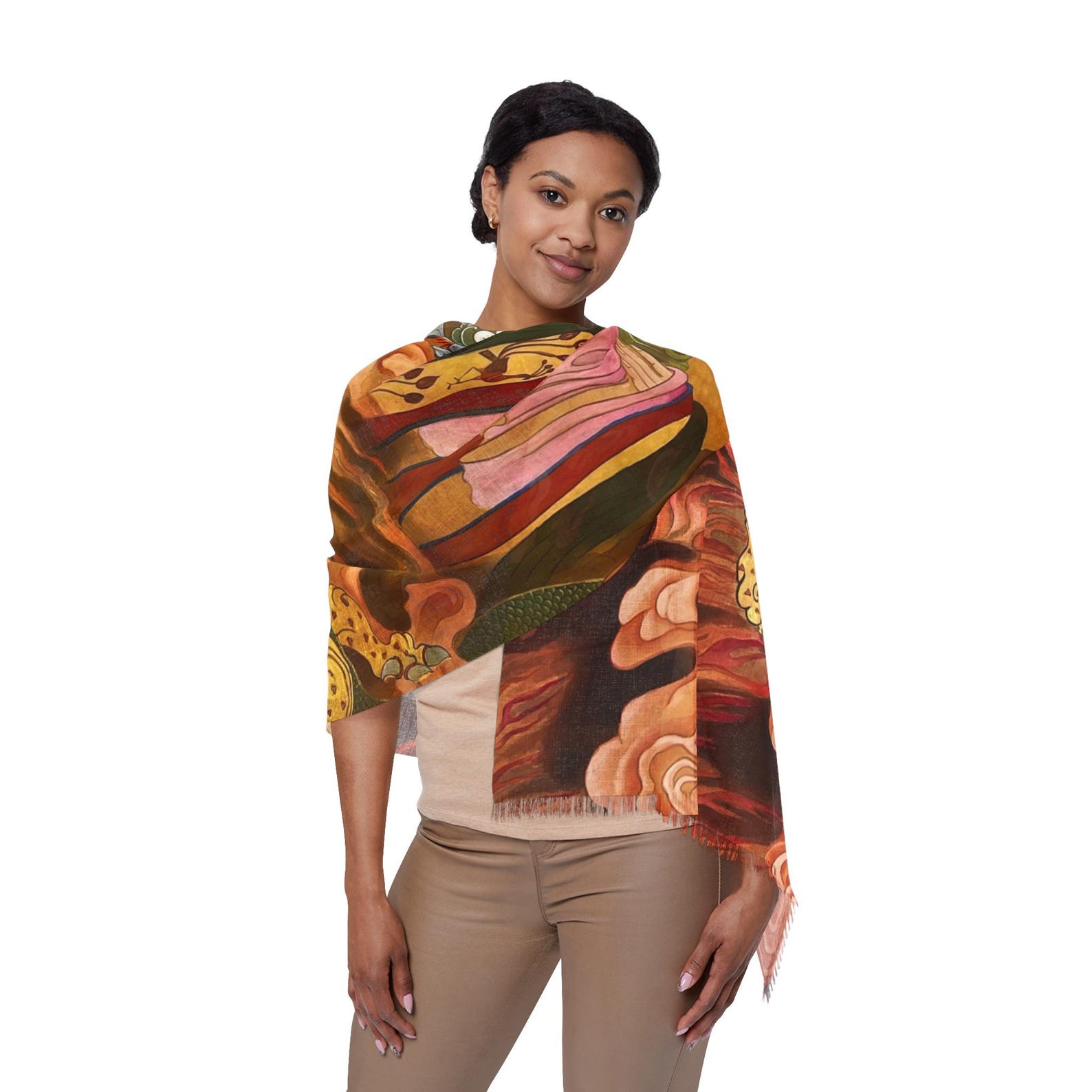 Fire Dragon Empress Wang Zhengjun Light Scarf - Etsy