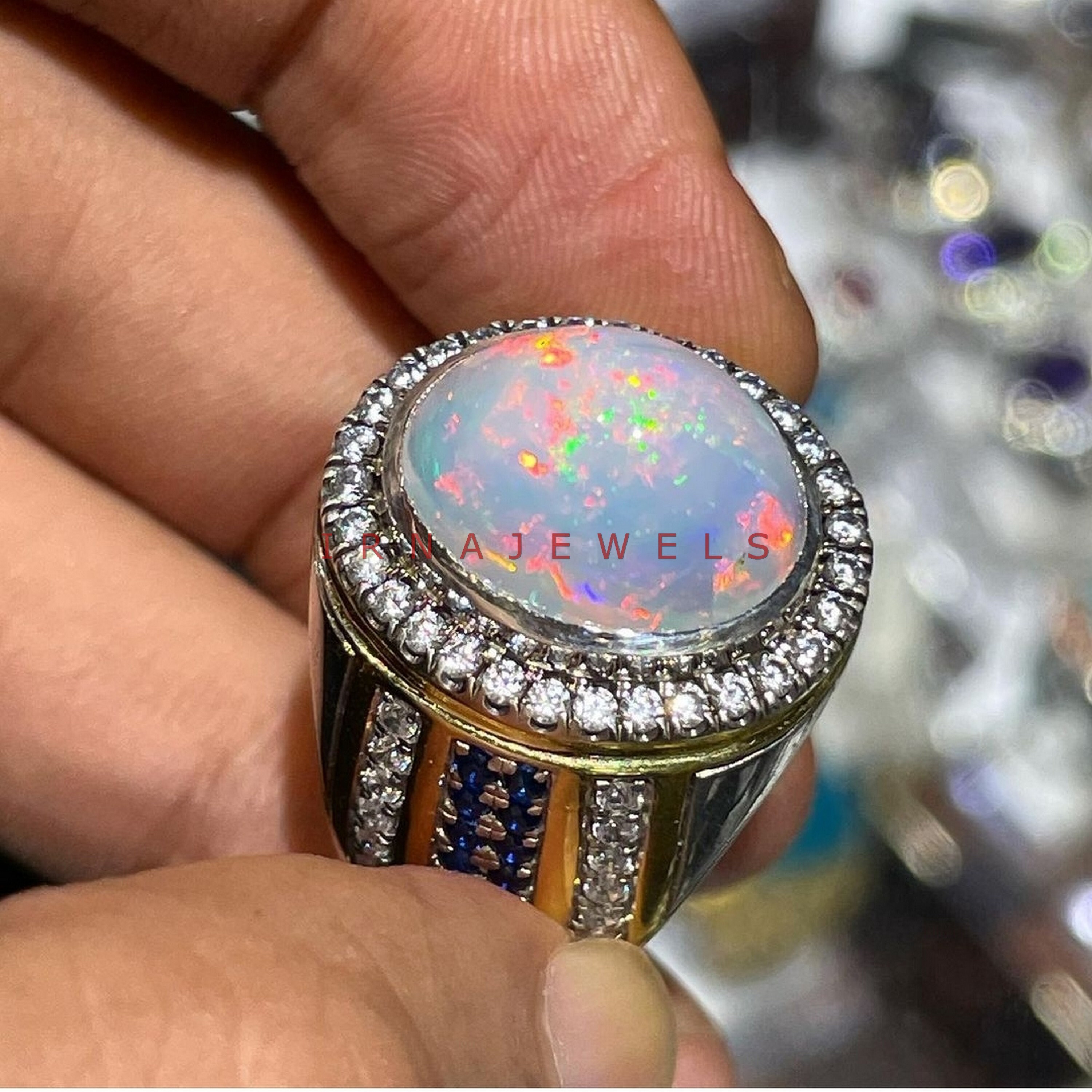 Opal Ring For Men