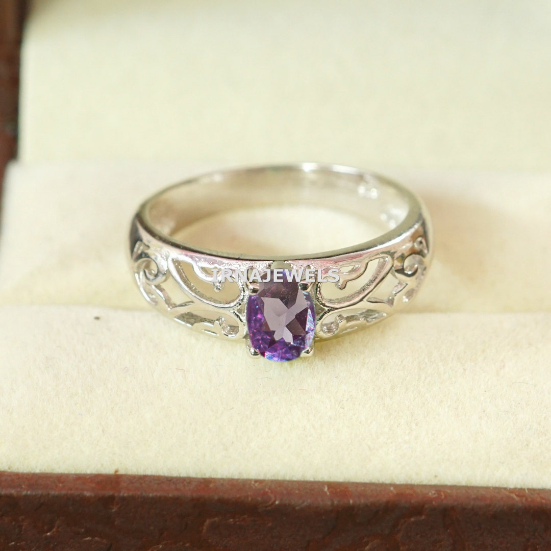Alexandrite Men's Ring 925 Sterling Silver,personalized Ring for Men ...