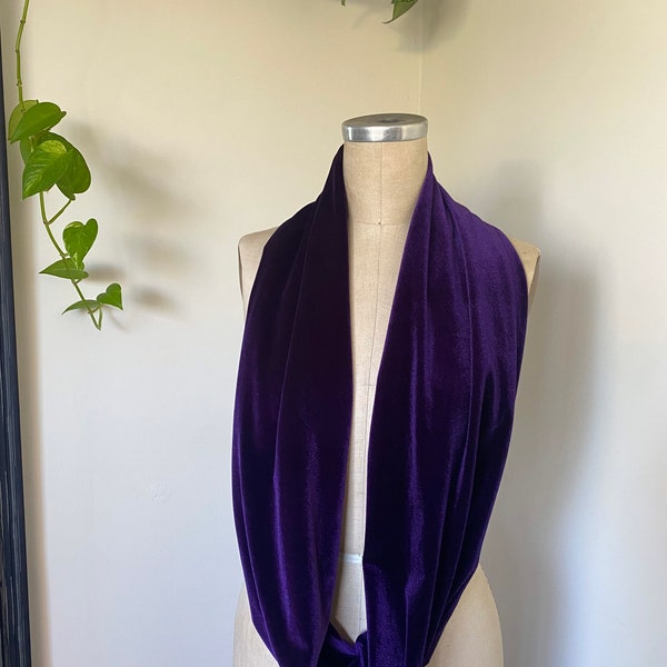 Royal Purple Scarf - Etsy