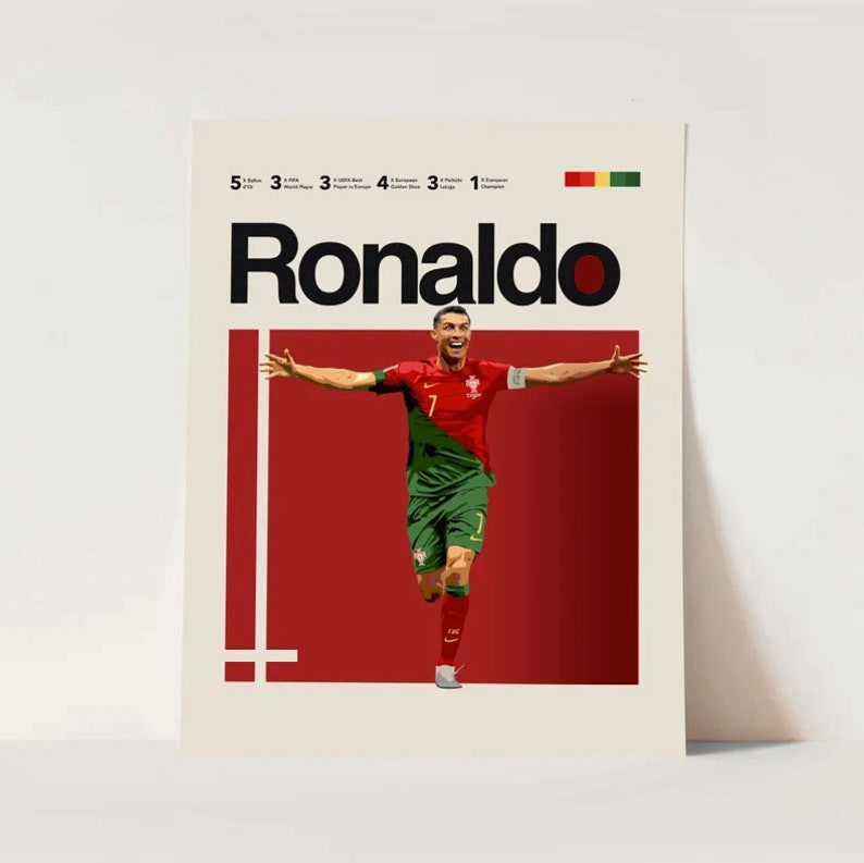 Soccer Goats World Cup Poster Set: Minimalist Football Art (digital ...