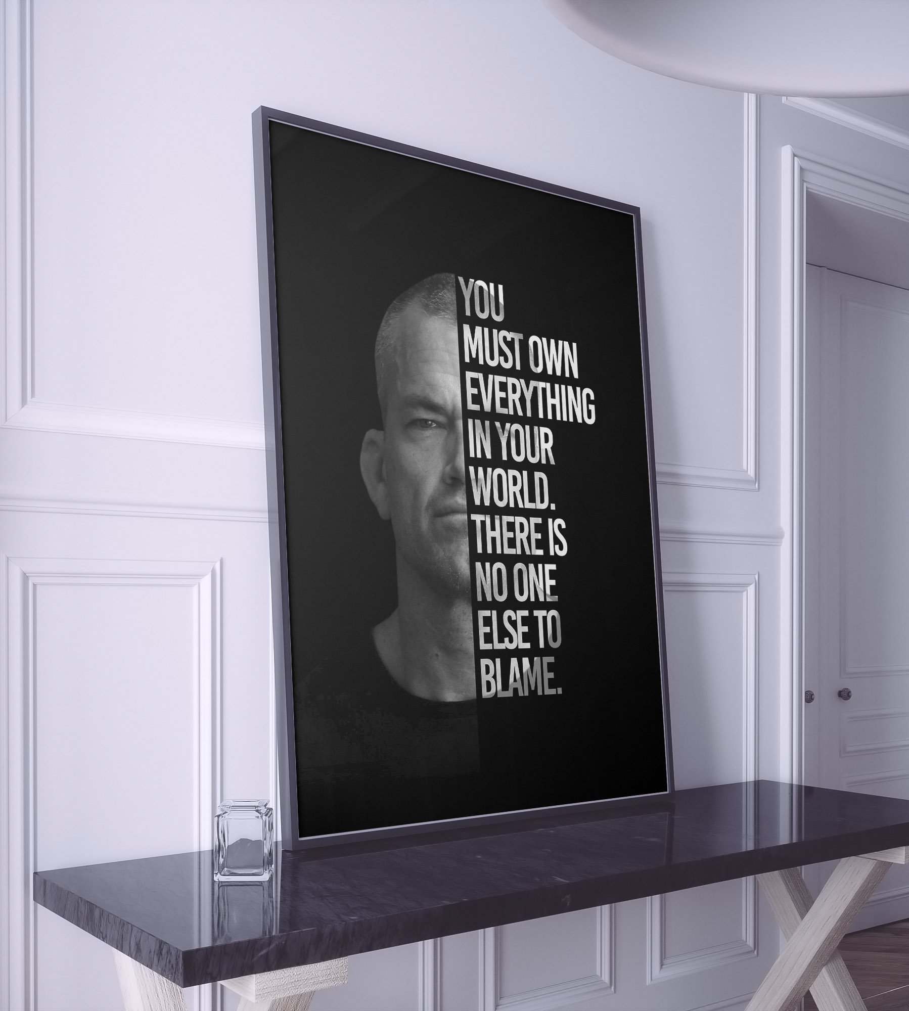 Jocko Willink "own Everything" Quote Poster: Motivational Wall Art - Etsy