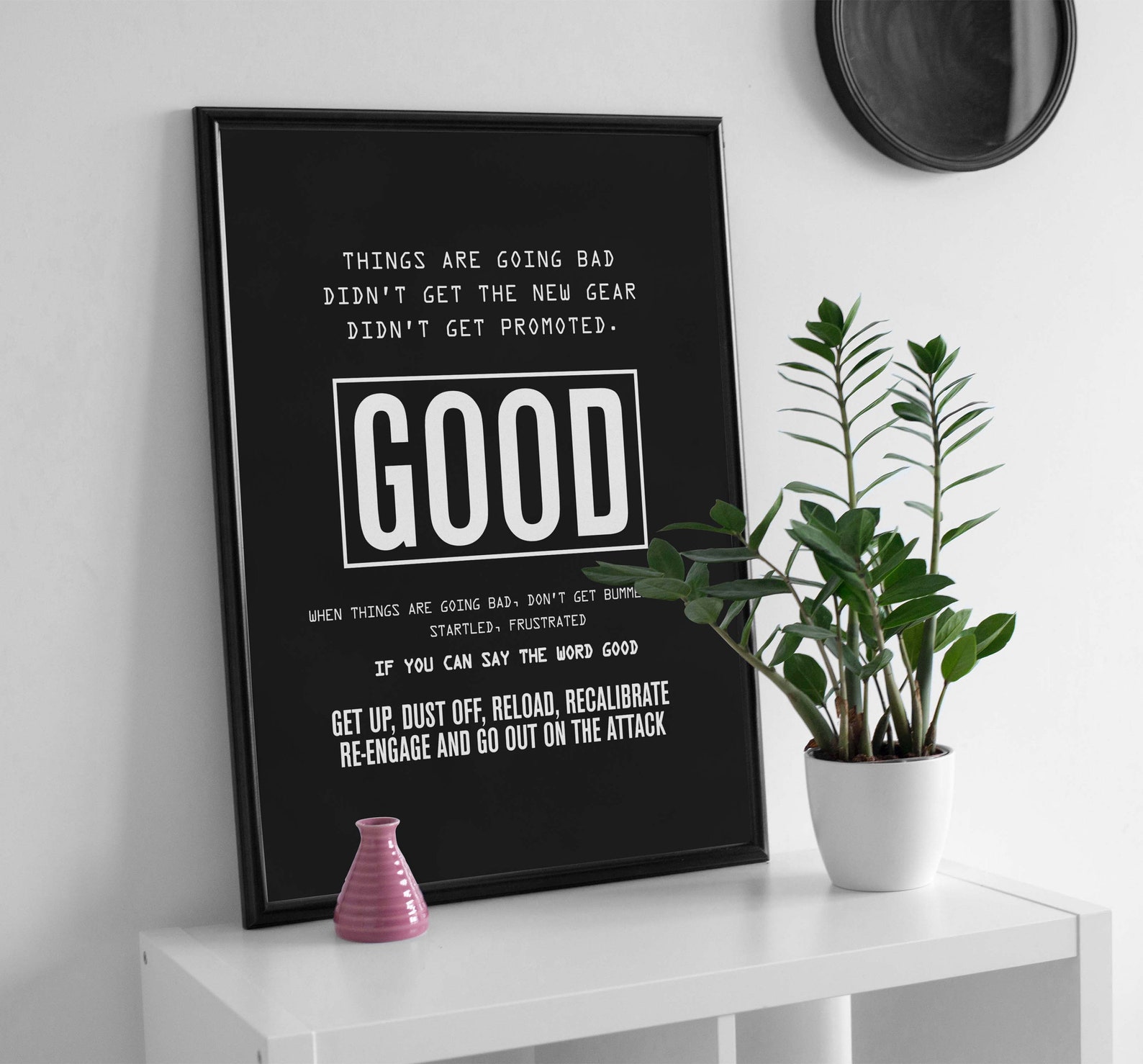 Jocko Willink Jocko Willink Quote Framed Poster Motivation Inspiration ...