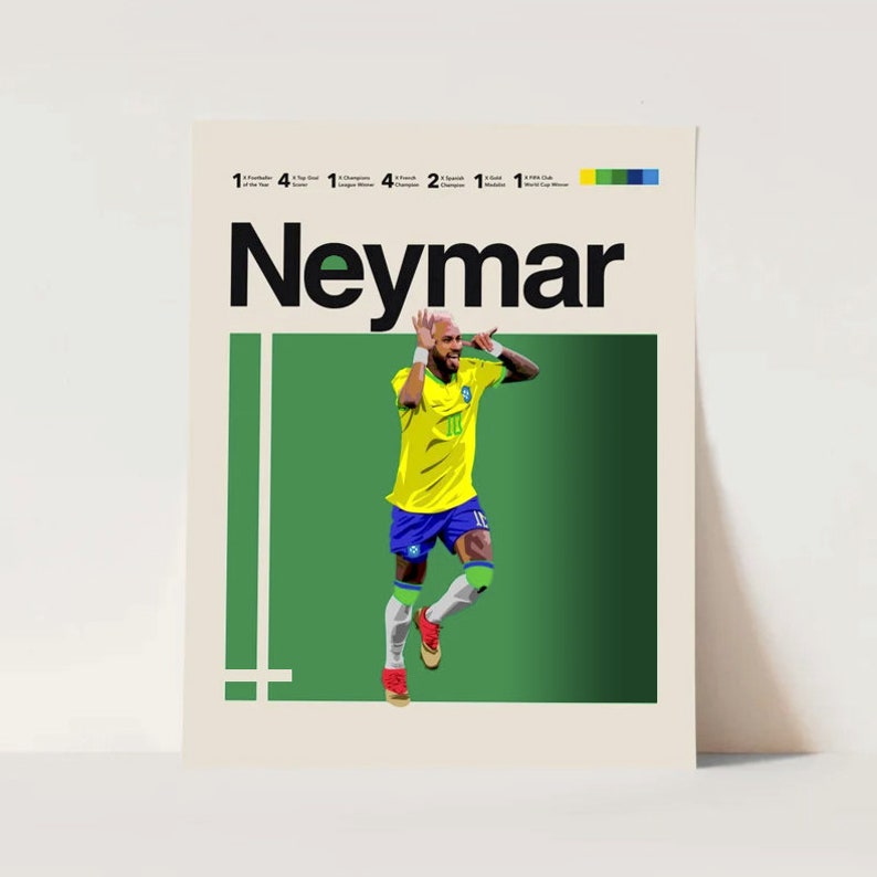 Soccer Goats World Cup Poster Set: Minimalist Football Art (digital ...